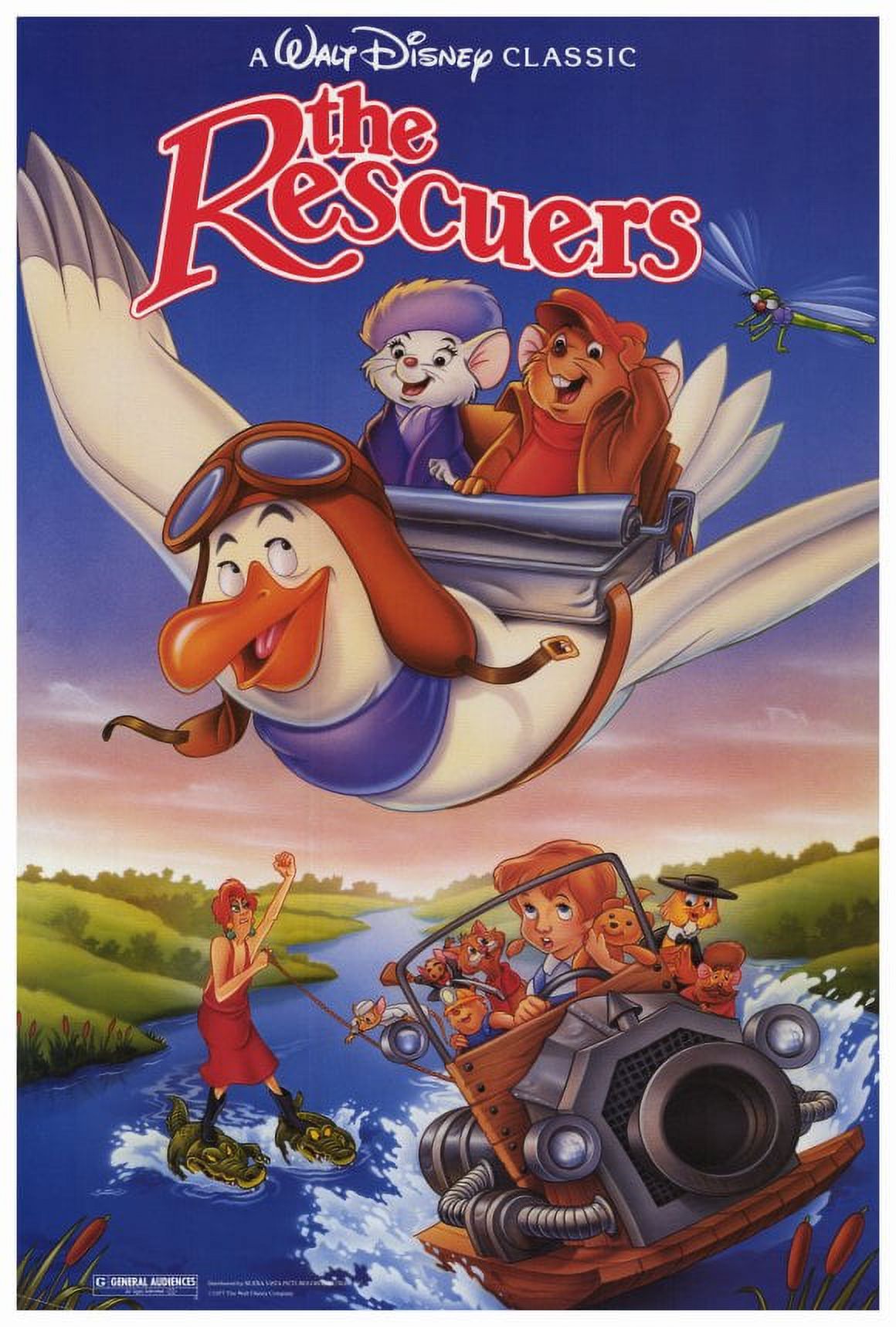 The Rescuers - movie POSTER (Style A) (27" x 40") (1989) - Walmart.com