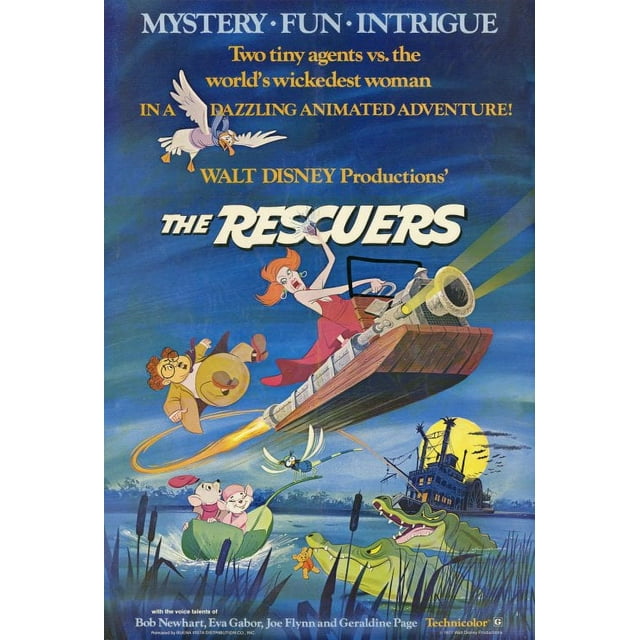 The Rescuers - movie POSTER (Style B) (27" x 40") (1977) - Walmart.com