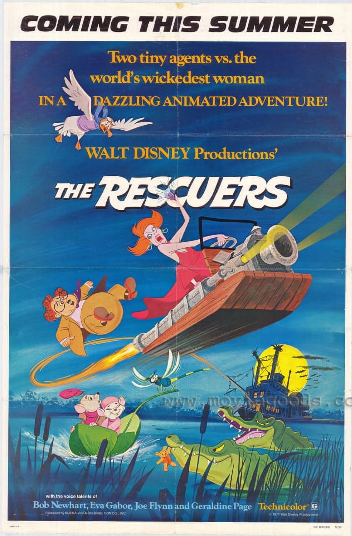 The Rescuers - movie POSTER (Style E) (11" x 17") (1977) - Walmart.com