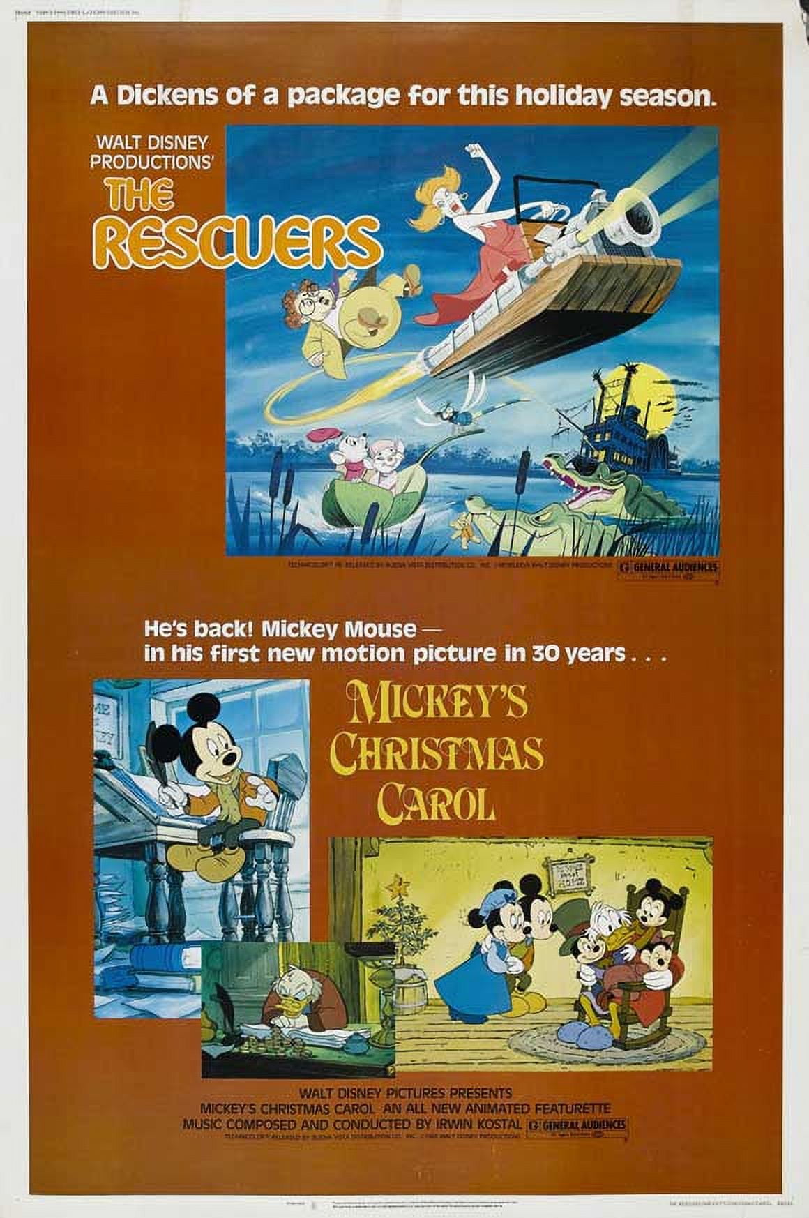 The Rescuers - movie POSTER (Style G) (11" x 17") (1977) - Walmart.com