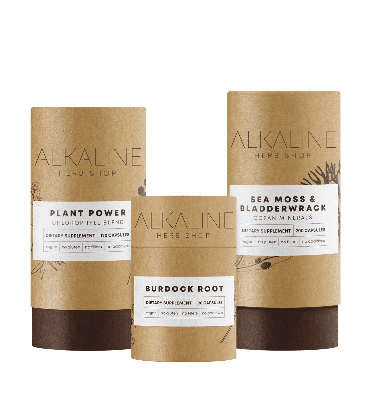 The Restore Bundle - Sea Moss & Bladderwrack, Plant Power (Chlorophyll ...
