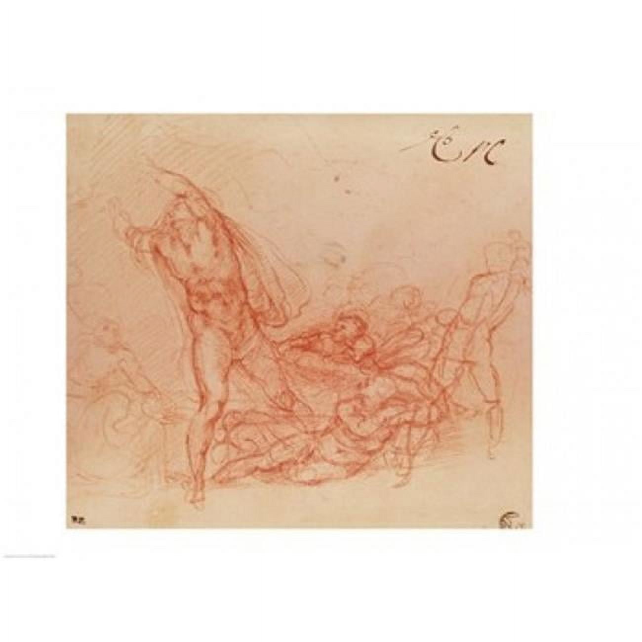 The Resurrection of Christ C.1536-38 Poster Print by Michelangelo ...