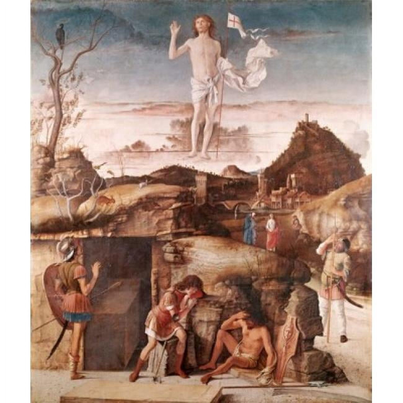 The Resurrection of Christ Giovanni Bellini Ca.1430-1516 Italian Poster ...