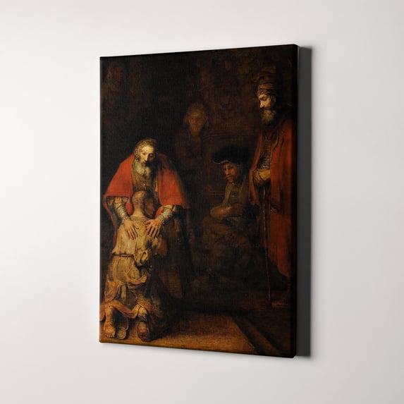 The Return Of The Prodigal Son by Rembrandt Christian Jesus Bible ...