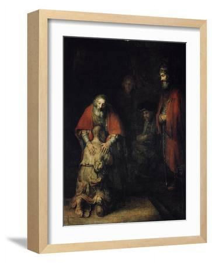The Return of the Prodigal Son, C1668, Figurative Religion Framed Art ...