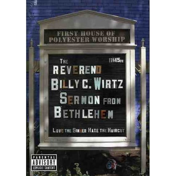 The Reverend Billy C. Wirtz: Sermon From Bethlehem (DVD), Blind Pig ...