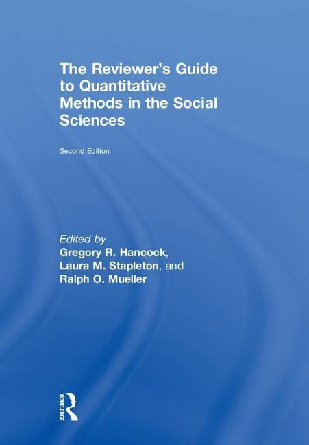 The Reviewer's Guide to Quantitative Methods in the Social Sciences ...