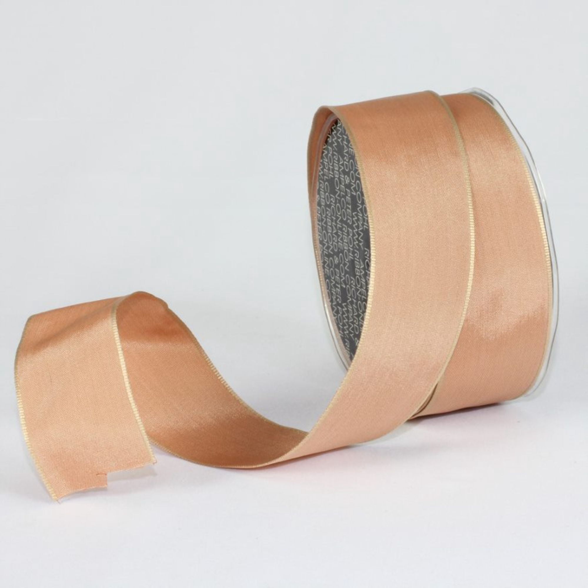 The Ribbon People Camel Brown Solid Wired Craft Ribbon 1.5" x 27 Yards ...