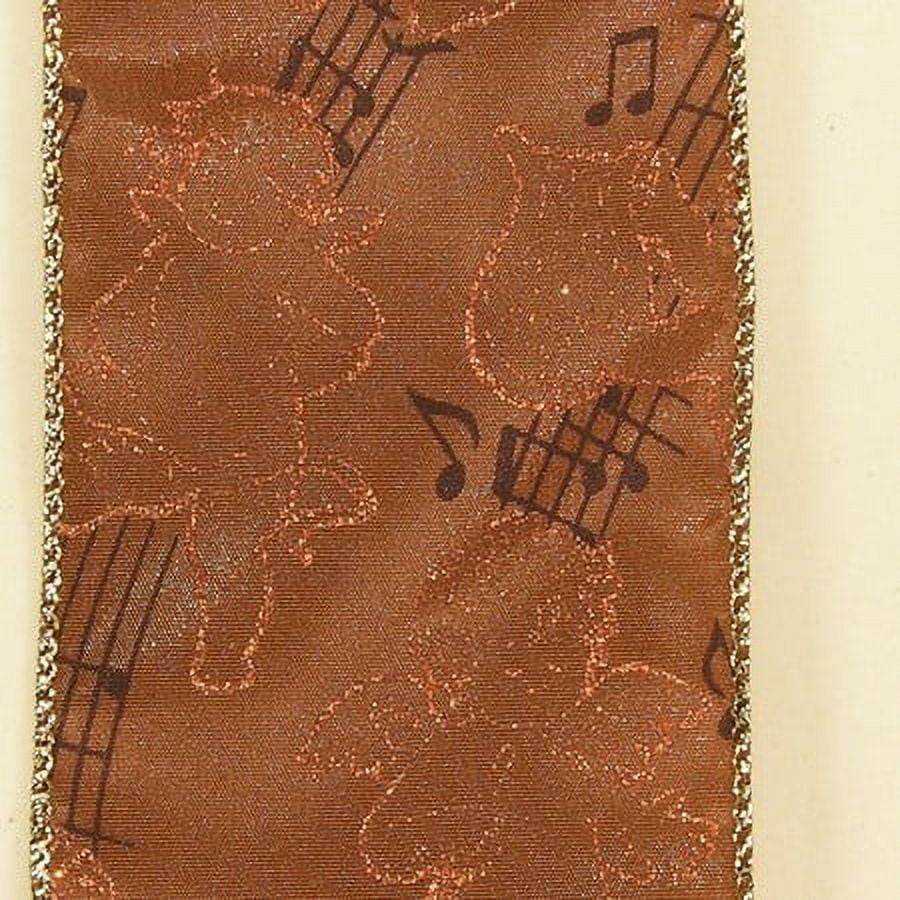 The Ribbon People Metallic Brown Angelic Cherubs Playing Musical Notes ...