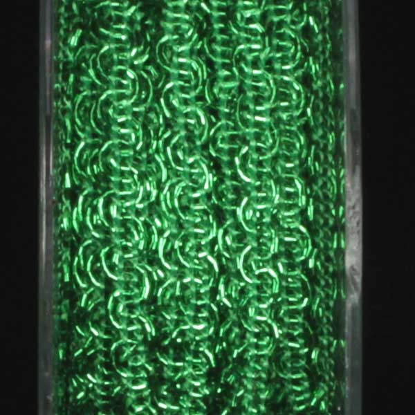 The Ribbon People Metallic Green Looped Craft Ribbon .25" x 44 Yards ...