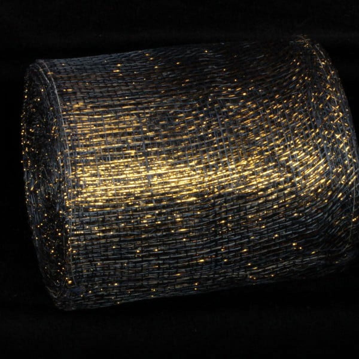 The Ribbon People Navy Blue and Gold Wired Sinamay Abaca Fiber Ribbon 5 ...