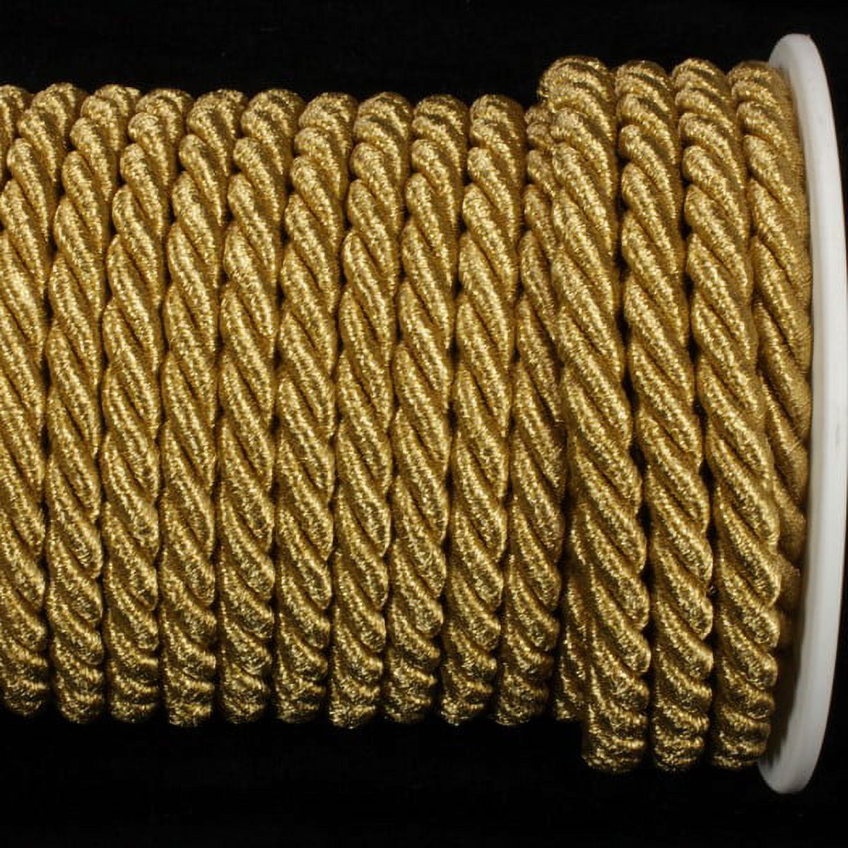 The Ribbon People Nugget Gold Braided Cording 0.25" x 16 Yards ...