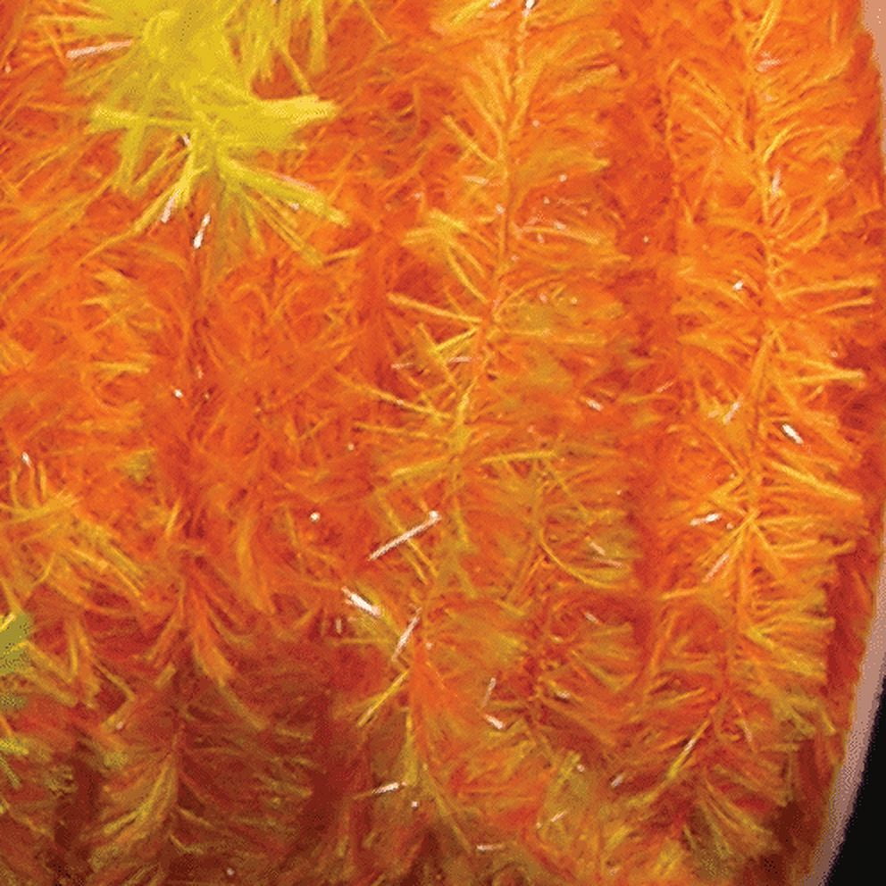 The Ribbon People Orange Fuzzy Boa Party Garland 0.75" x 55 Yards ...