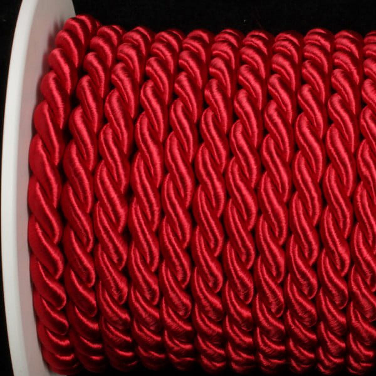 The Ribbon People Red Braided Cording Wired Craft Ribbon 0.25" x 17 ...