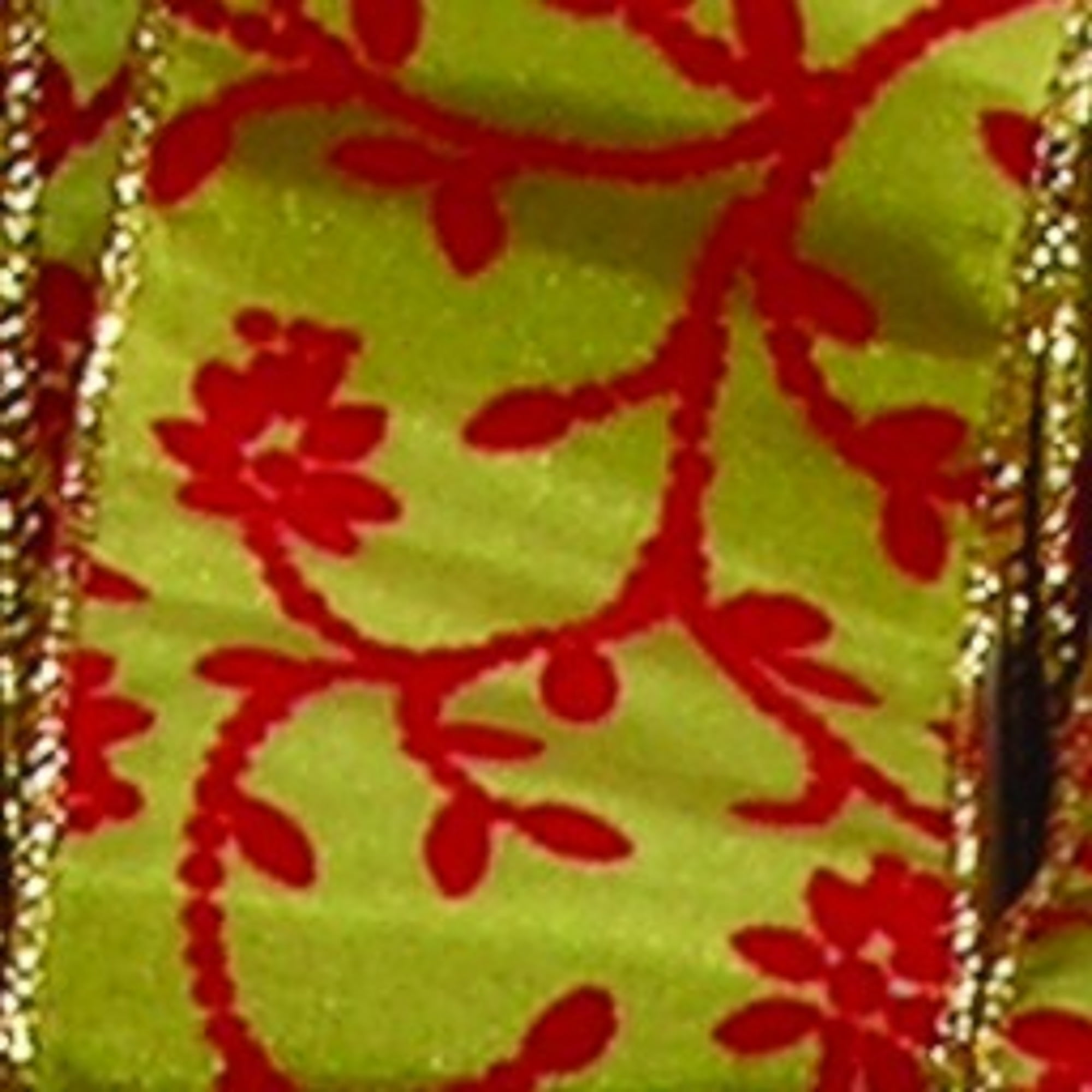 The Ribbon People Satin Silk with Velvet Flower Applica Wired Craft ...