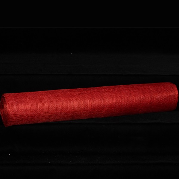 The Ribbon People Scarlet Red Sinamay Abaca Fiber Craft Ribbon 18" x 16 ...