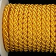 The Ribbon People Yellow Braided Cording Wired Craft Ribbon 0.25" x 17 ...