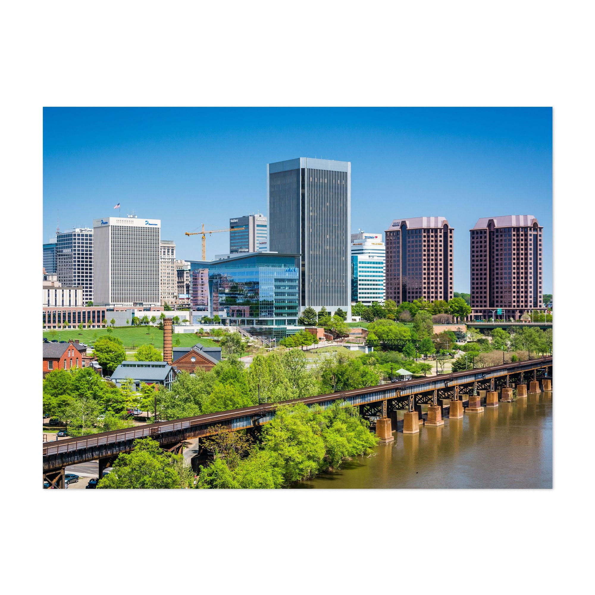 The Richmond Skyline - Richmond Virginia Photography Skyline City ...