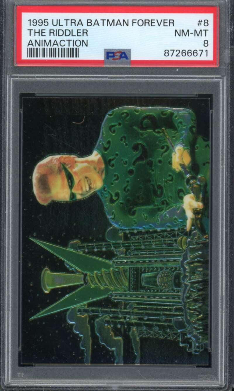 The Riddler Card 1995 Ultra Batman Forever #8 PSA 8 - Walmart.com