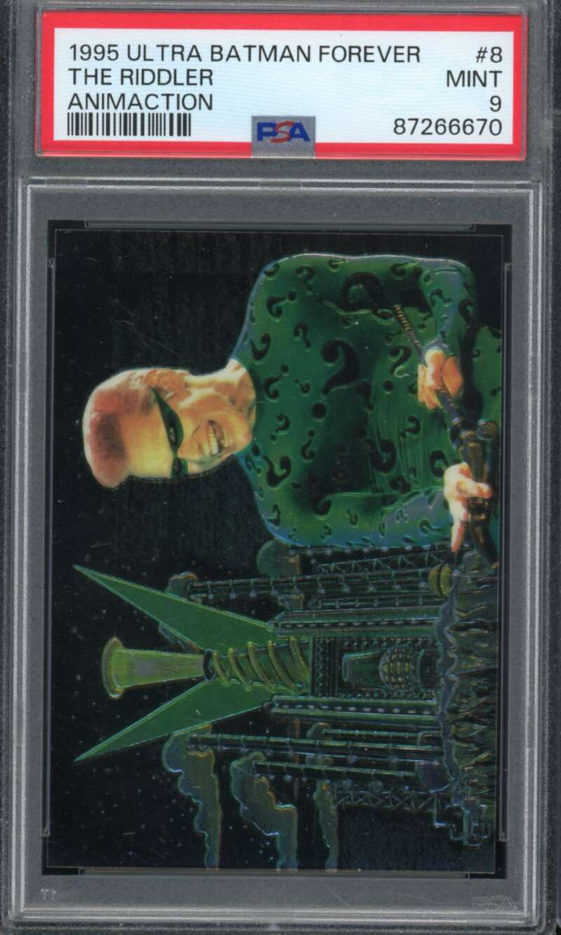 The Riddler Card 1995 Ultra Batman Forever #8 PSA 9 - Walmart.com