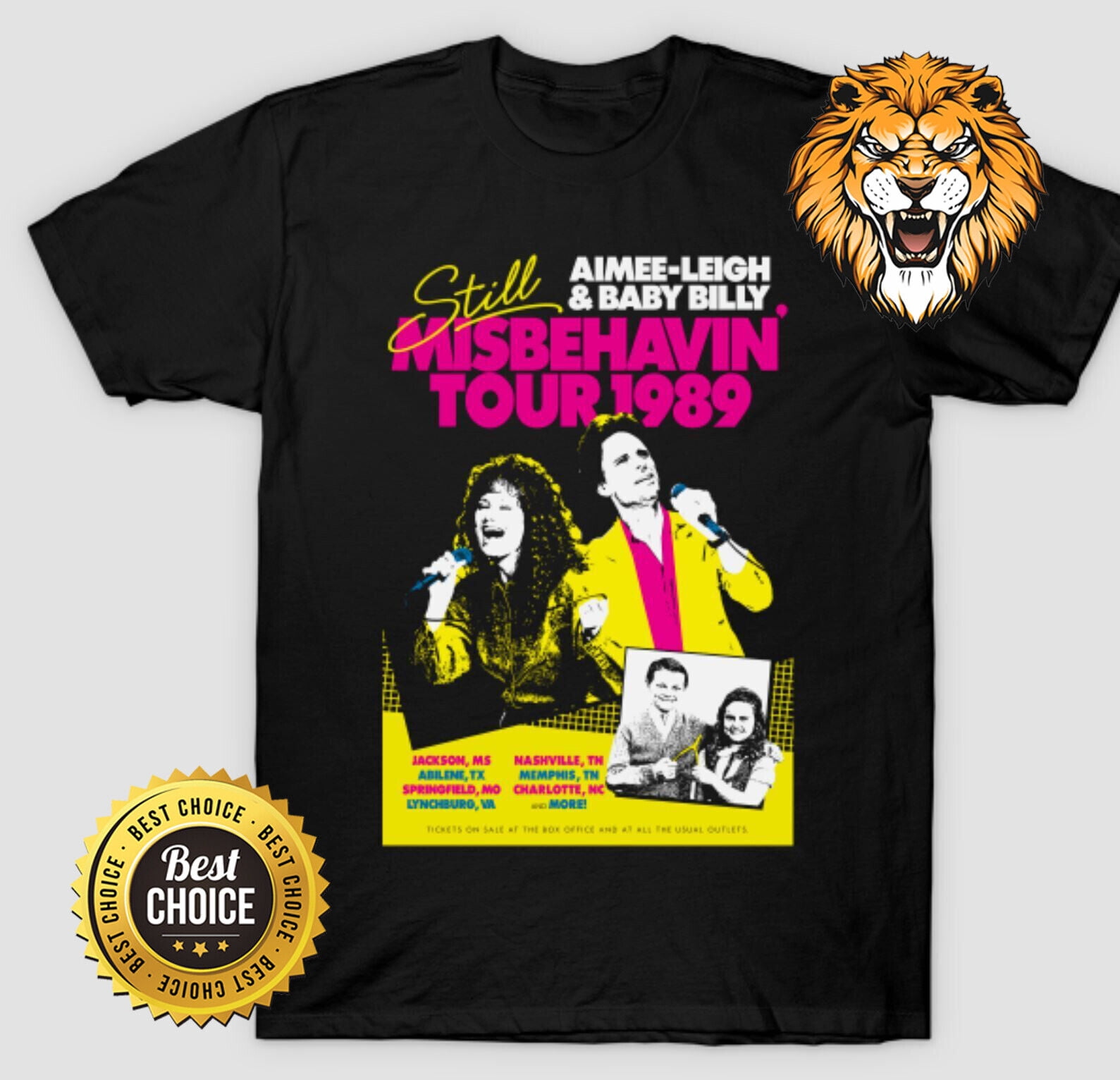 The Righteous Gemstones Series Misbehavin Aimee-Leigh Baby Billy T Shirt A3699 - Walmart.com