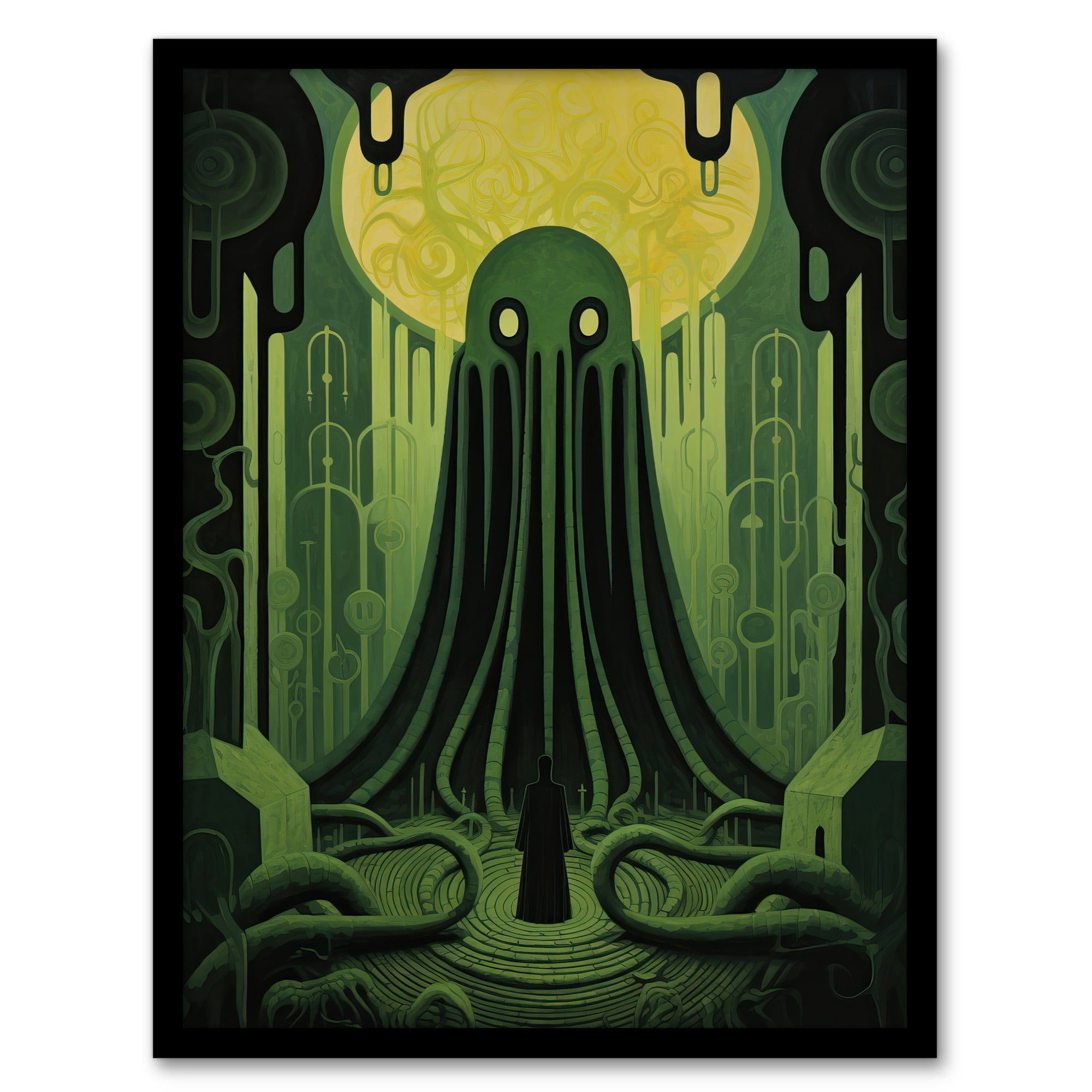 The Rise Of Cthulhu H.P. Lovecraft Mythos Horror Madness Artwork ...