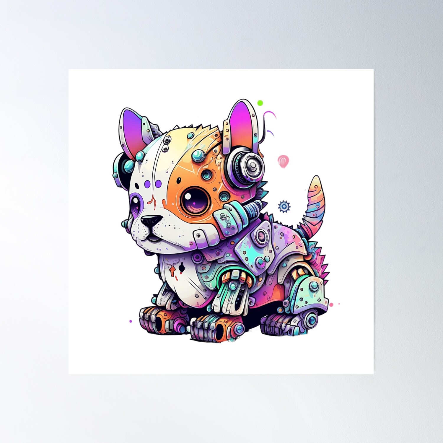 The Rise Of Robotic Pets: The Story Of The Cute Robotic Dog Poster Wall ...