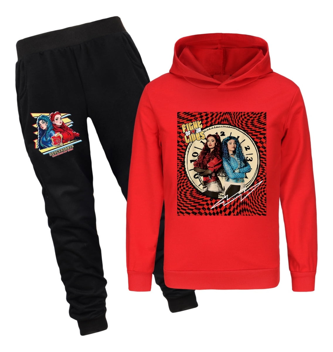 The Rise of Red Princess Red Descendants 4 Girls Hoodie Set – Cute ...
