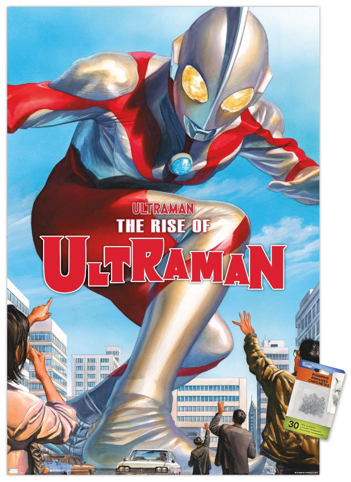The Rise of Ultraman - Cover #1 by Alex Ross Wall Poster with Pushpins ...