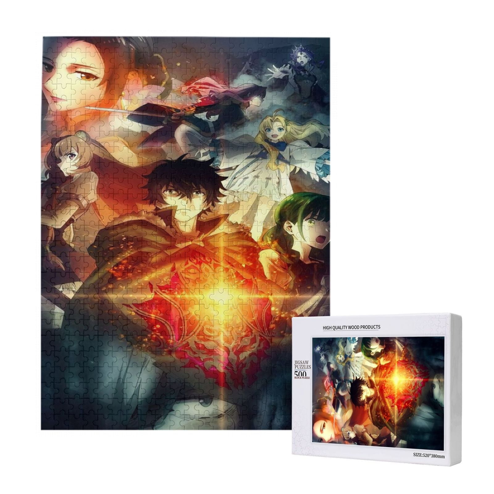 The Rising of the Shield Hero Jigsaw Puzzle Interactive Brain Teaser ...