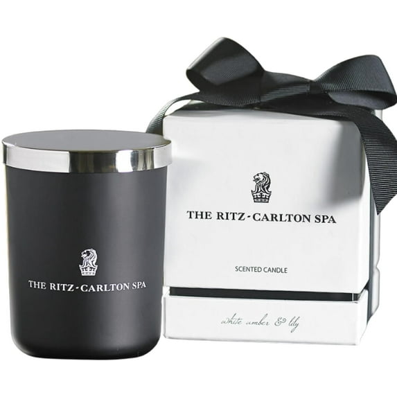 The Ritz-Carlton Spa White Amber and Lily Candle - Notes of Amber, Lily ...