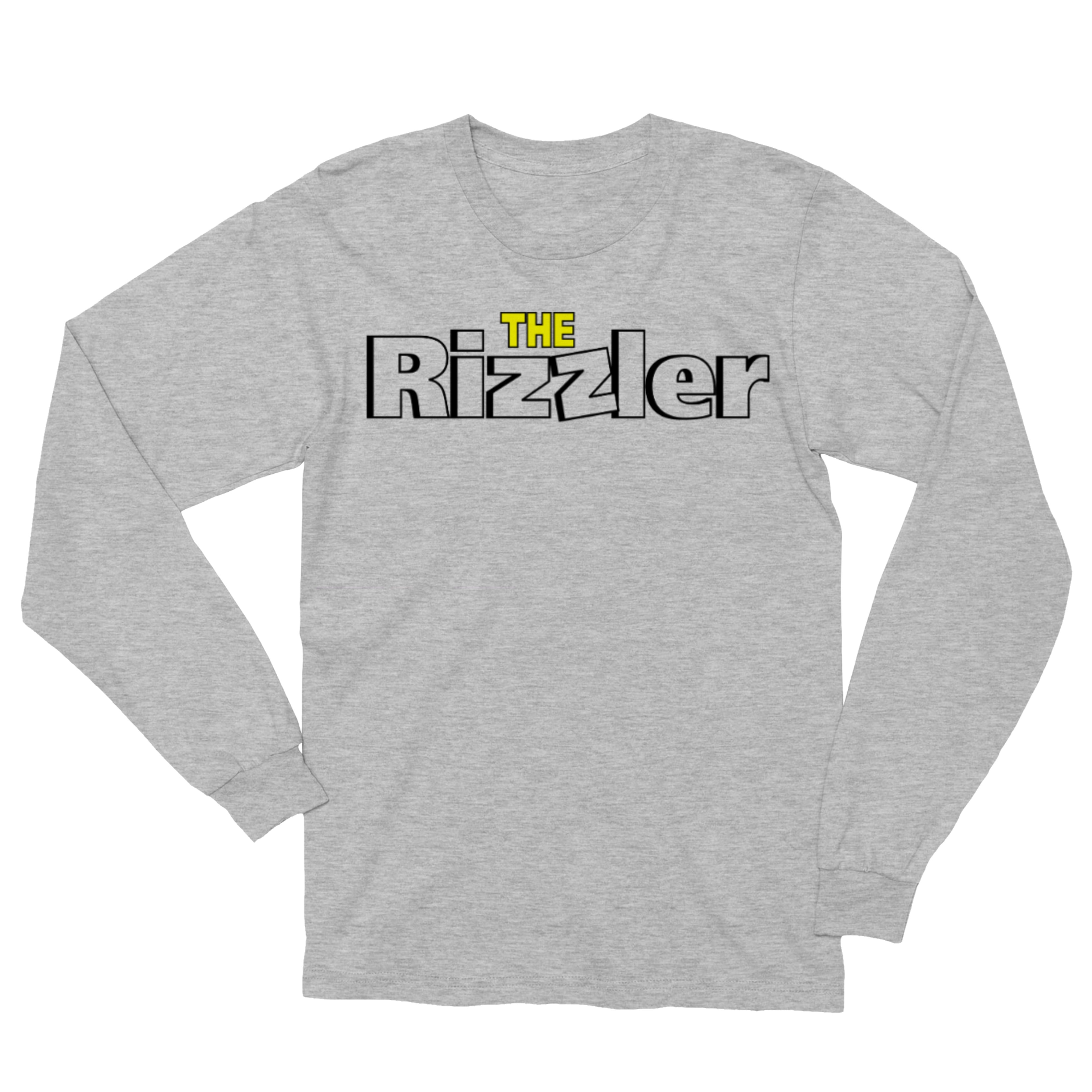 The Rizzler For The Rizz God Alpha Gen Slang Long Sleeve T-Shirt (Ash ...