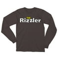 The Rizzler For The Rizz God Alpha Gen Slang Long Sleeve T-Shirt (Brown ...
