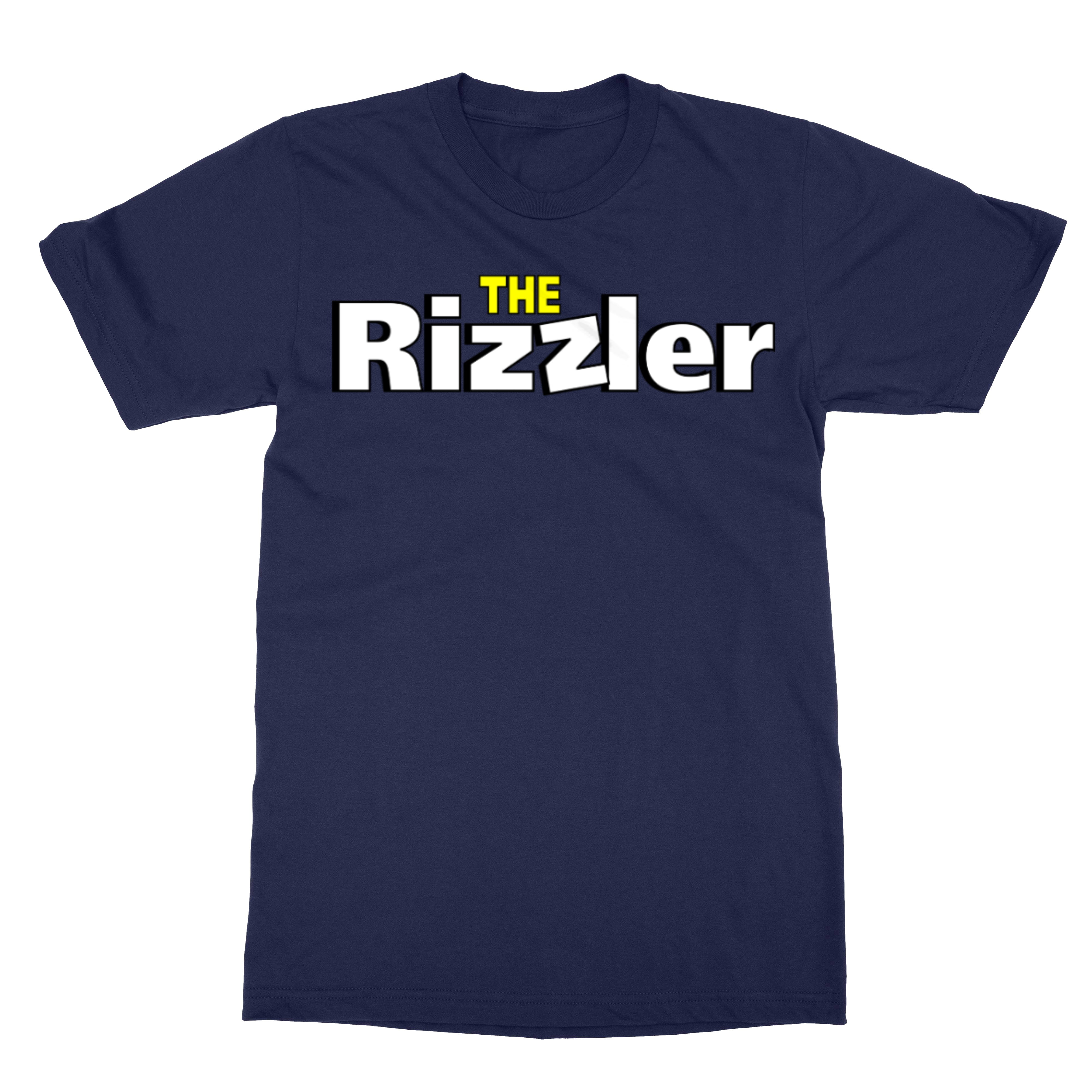 The Rizzler For The Rizz God Alpha Gen Slang Unisex T-Shirt (Navy, X ...