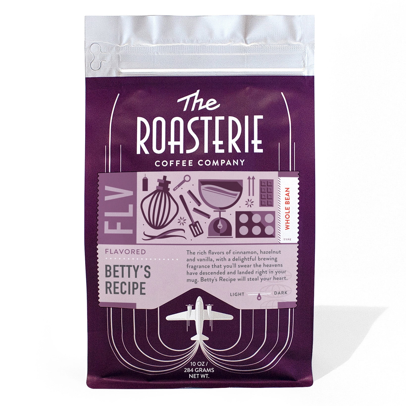 The Roasterie Betty's Recipe, Flavored Local Coffee, Medium Roast ...