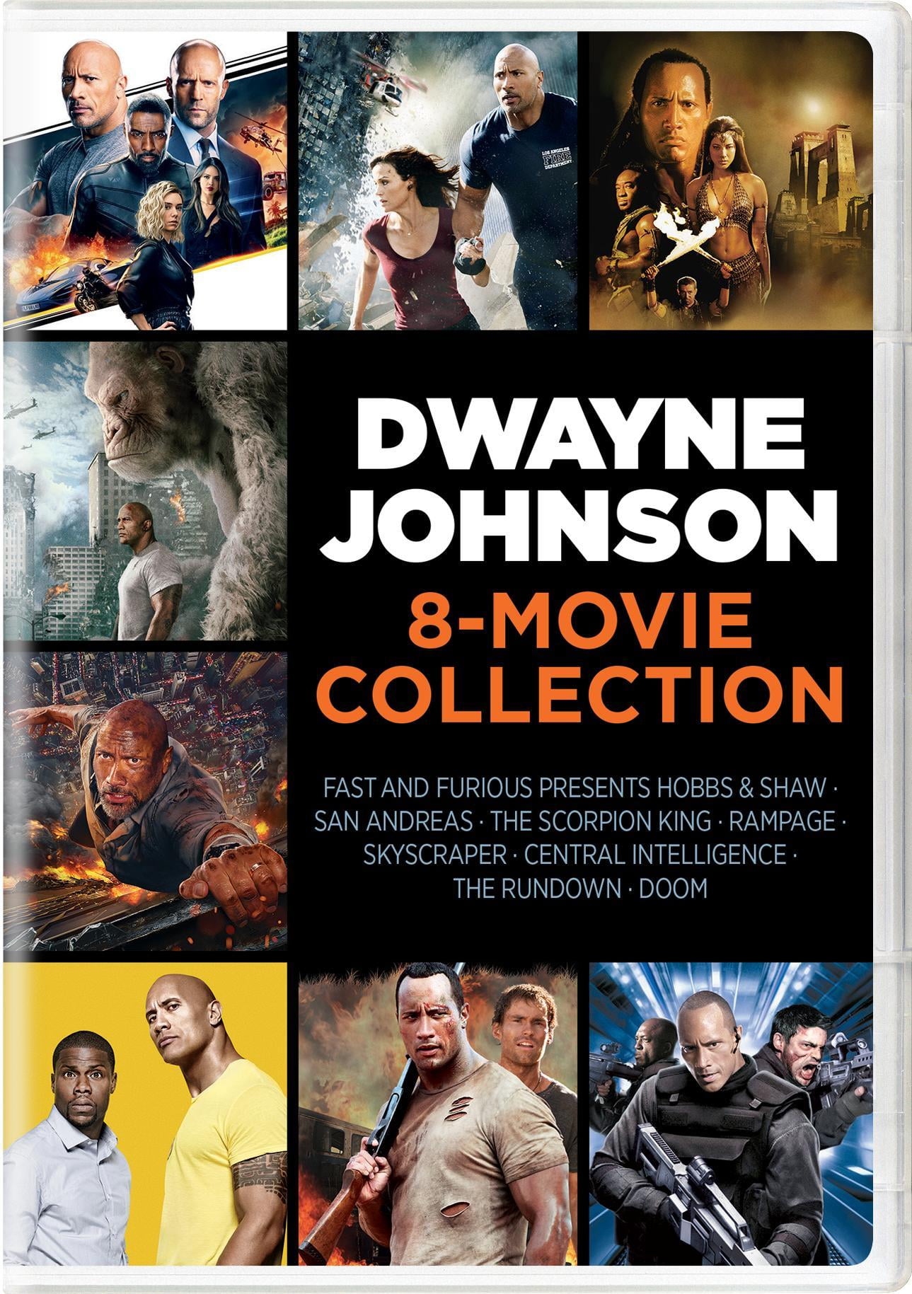 The Rock 8-Film Collection (Hobbs & Shaw / Skyscraper / Rundown ...