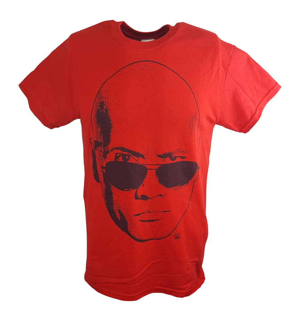 The Rock Face Profile Mens Red T-shirt M - Walmart.com