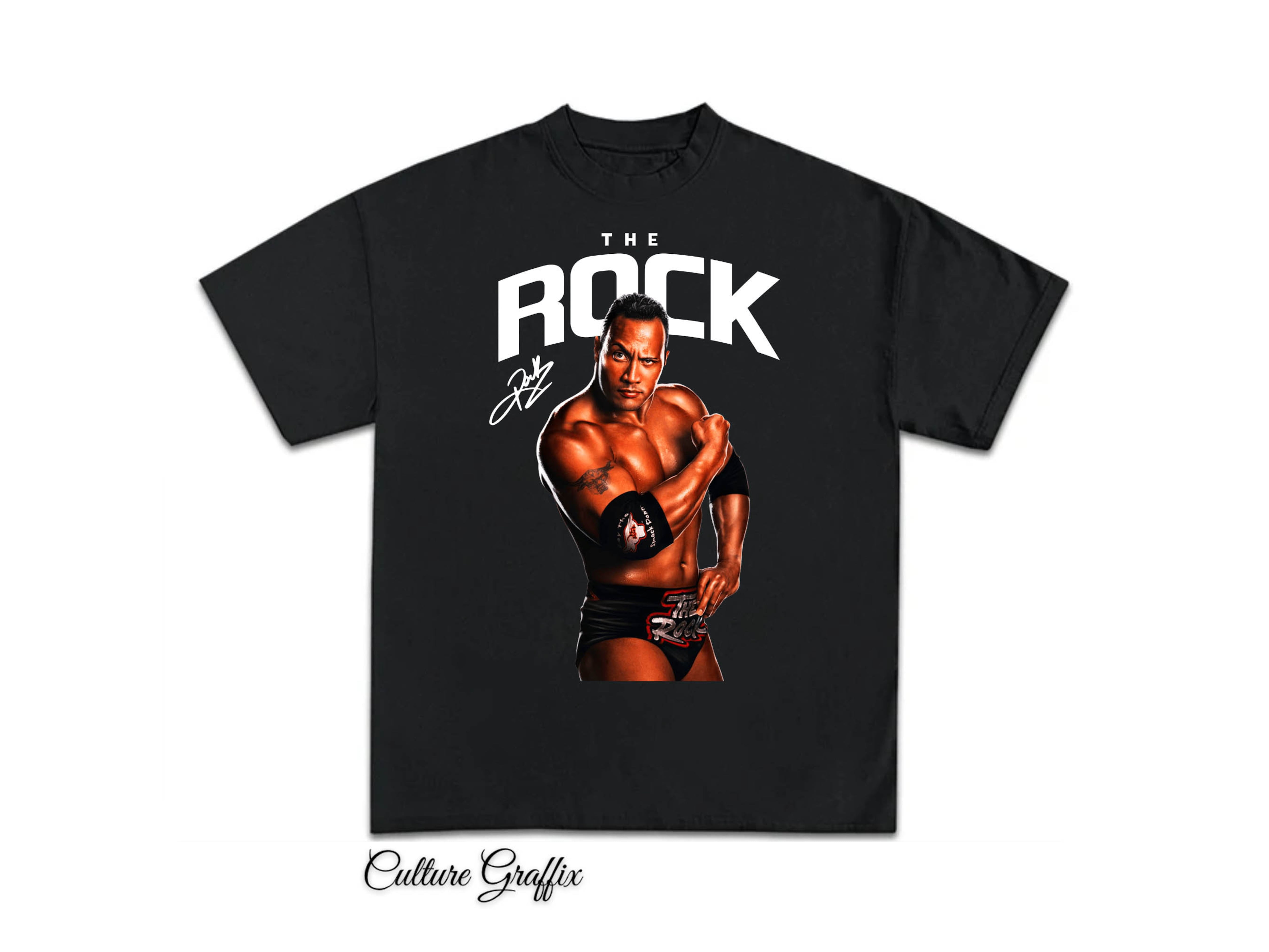 The Rock t-shirt, Dwayne Johnson The Rock Vintage Tee, WWE The Rock ...