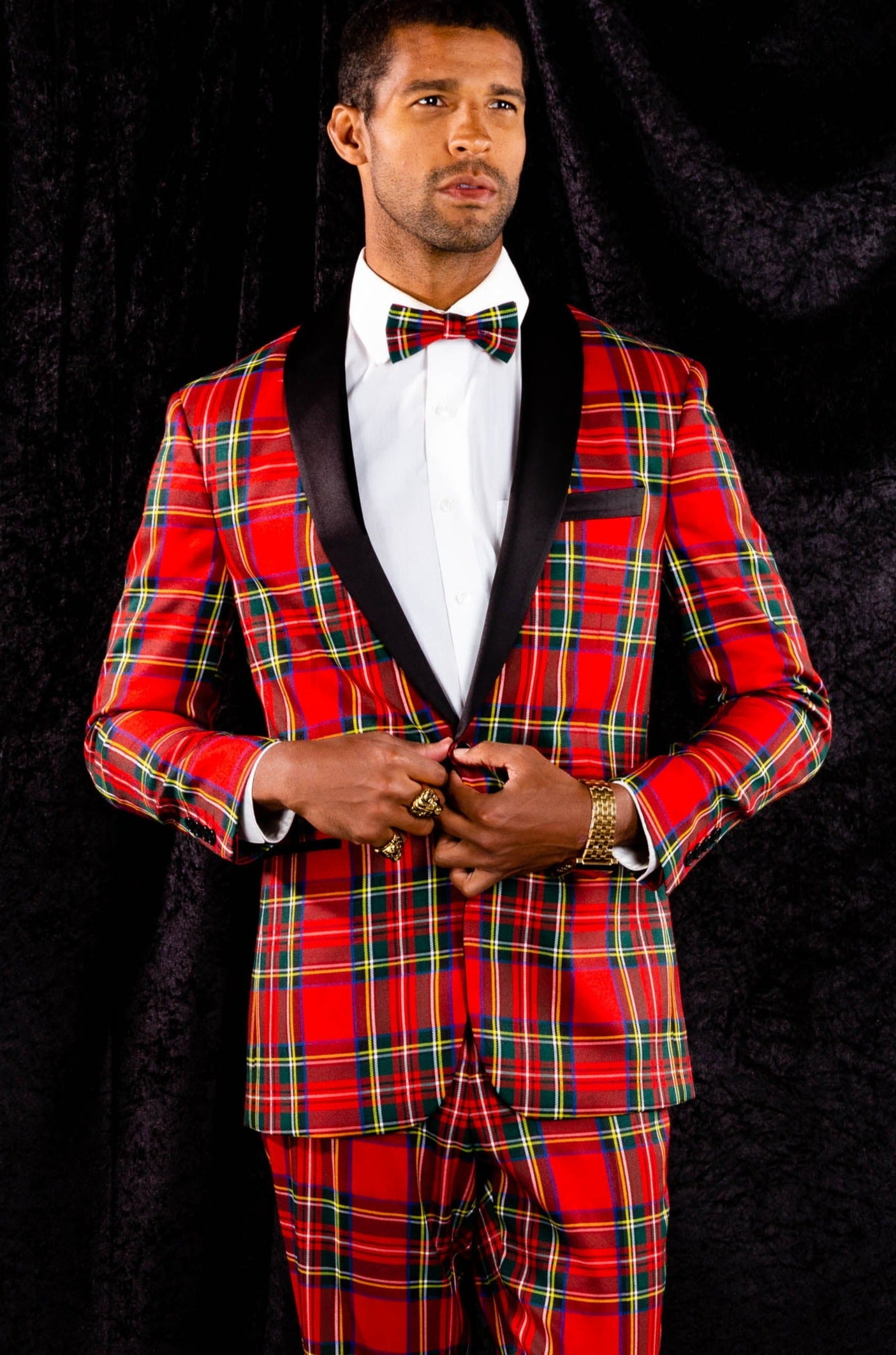 The Rockefeller - Shinesty Tartan Plaid Tuxedo US Jacket 58 - Walmart.com