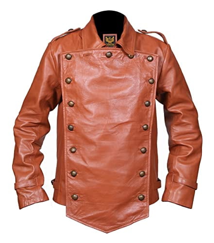 The Rocketeer Brown Leather Jacket - 90's Movie Billy Campbell Leather ...