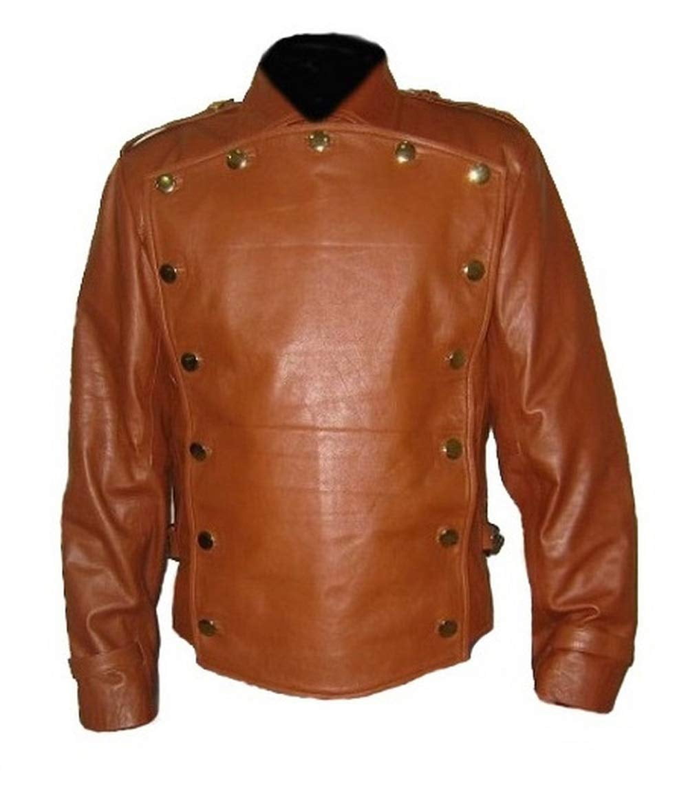 The Rocketeer Brown Leather Jacket - 90's Movie Billy Campbell Leather ...
