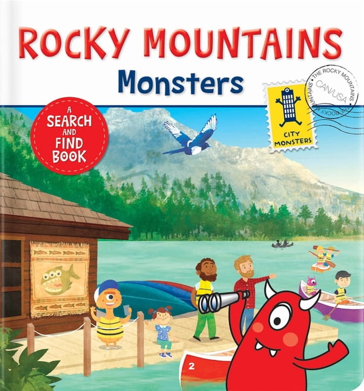 Rocky Mountains Monsters: A Search and Find Board Book for Kids Hidden ...