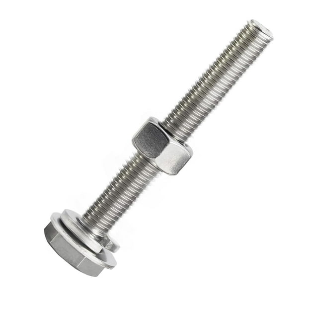 The Rocky Tools M8 Stainless Steel 304 Hex Head Grade 8 Bolts and Nuts ...