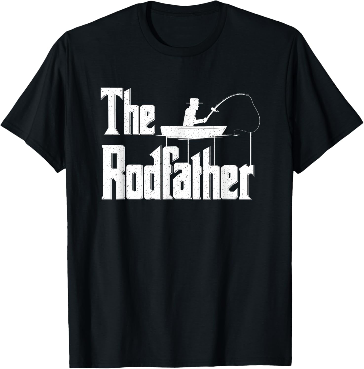 The Rodfather | Funny Fishing Dad Gift T-Shirt - Walmart.com