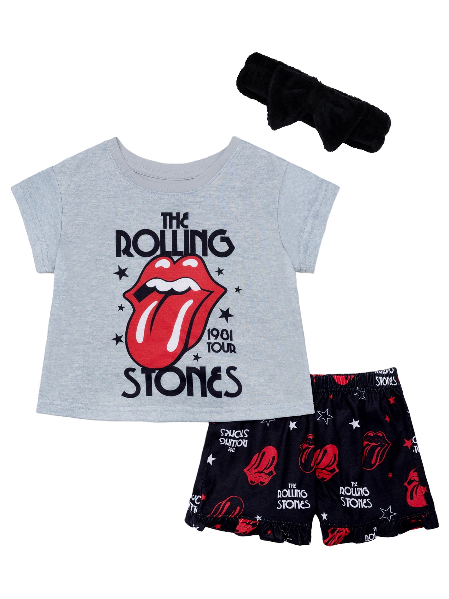 The Rolling Stone Tween 2- Piece Short Sleeve Top and Shorts Pajama Set ...