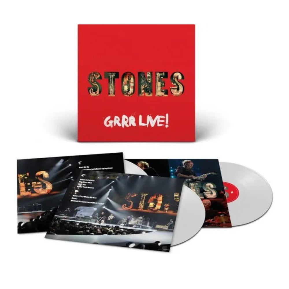 The Rolling Stones - Grrr Live! Exclusive Limited Edition White Vinyl ...