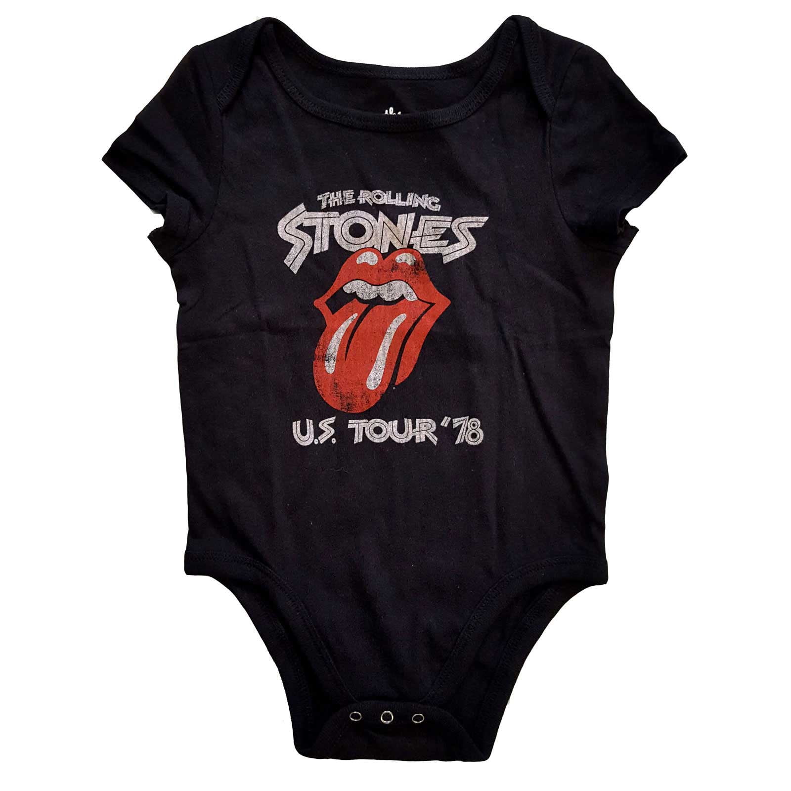 The Rolling Stones Kids Baby Grow: US Tour '78 (6-9 Months) - Walmart.com