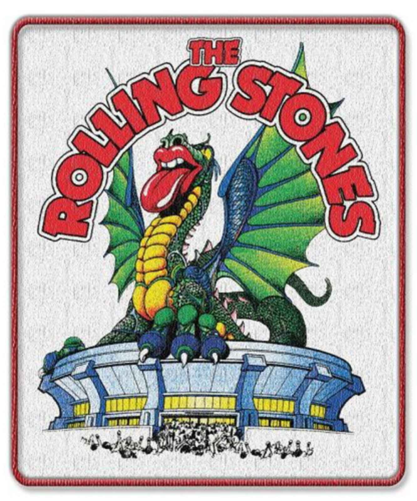 The Rolling Stones Patch Dragon Band Logo new Official Iron on (9cm x 7 ...