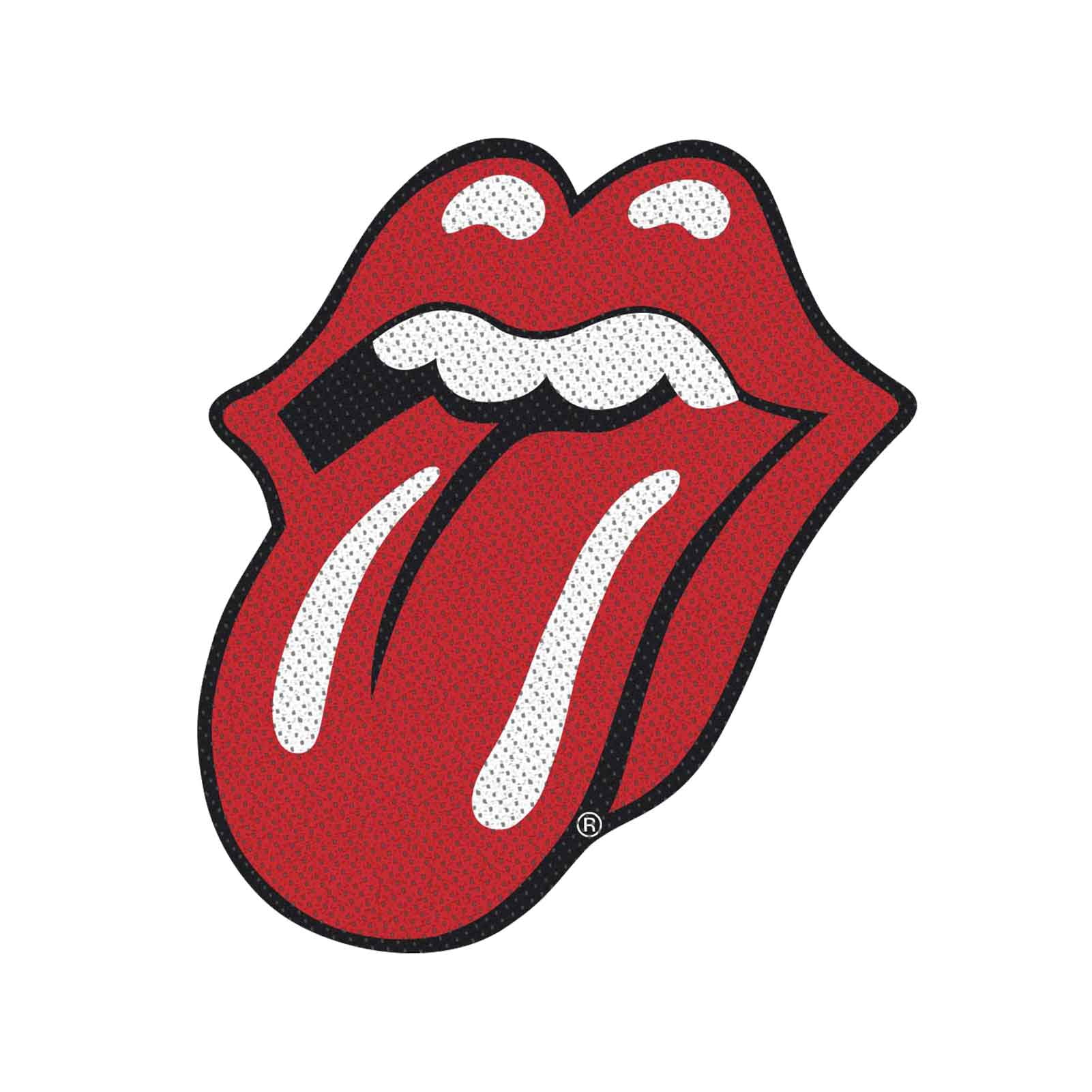The Rolling Stones Patch Tongue Cut Out Band Logo new Official woven ...