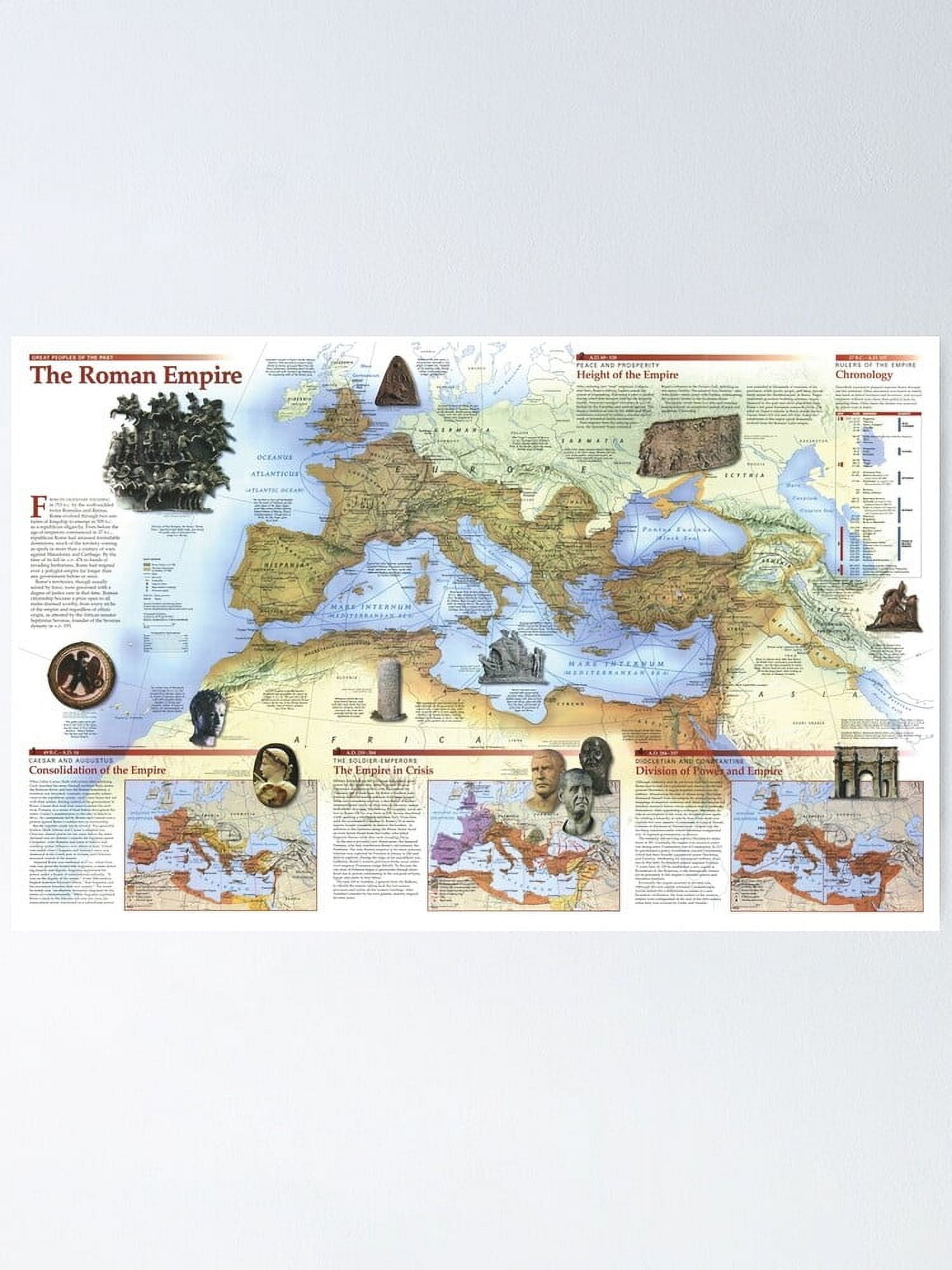 The Roman Empire Map | The Roman Empire History | The Roman Empire ...
